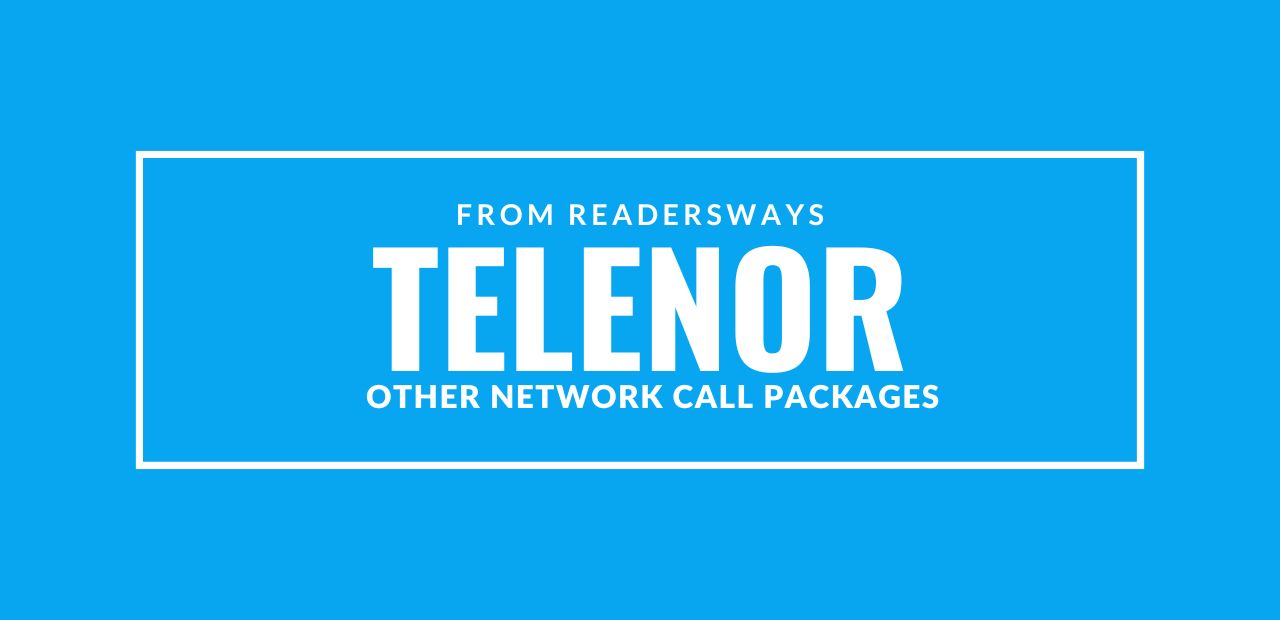 Telenor Other Network Call Packages In June 2025