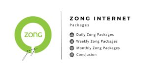 Zong Internet Packages | Daily, Weekly, Monthly In 2025